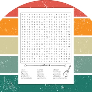 50 Spanish Word Search Printable: Motivational Puzzles for Seniors ...