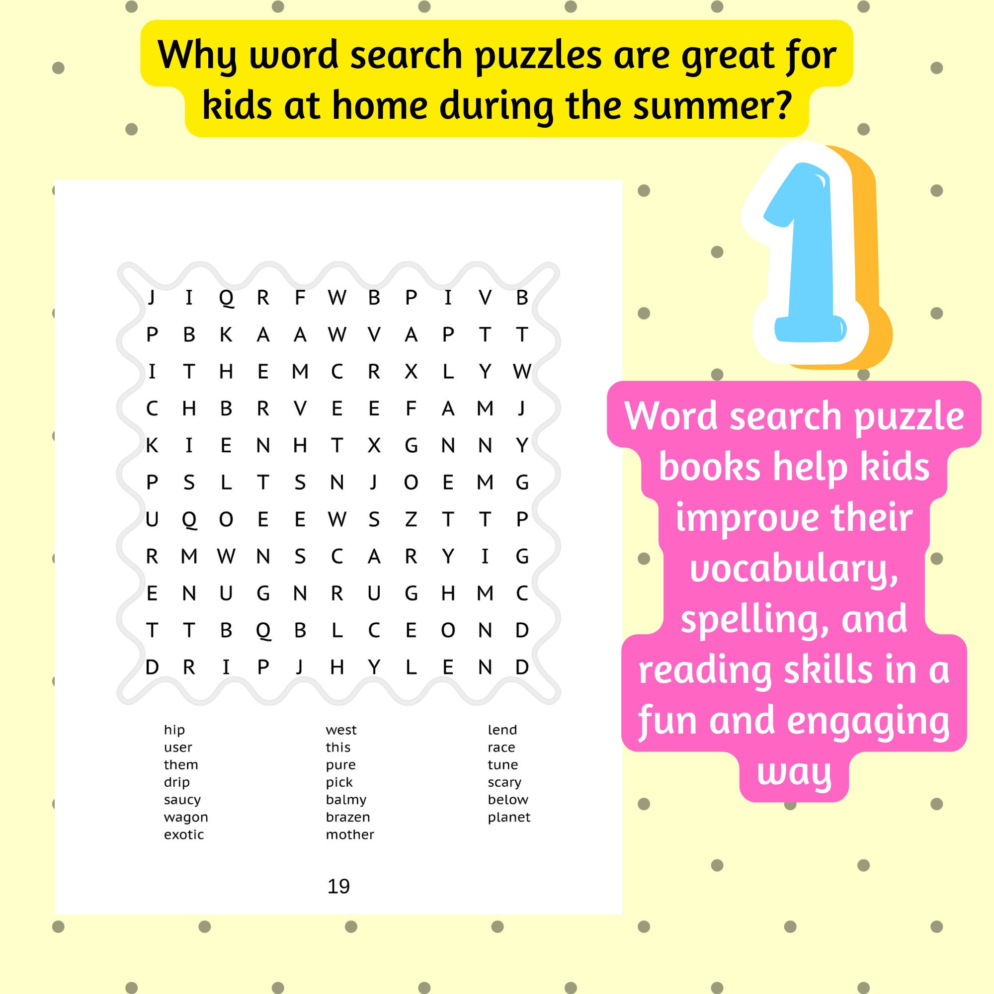 Word Search Bundle Plus FREE Poster, Activities Book, Printable Games ...