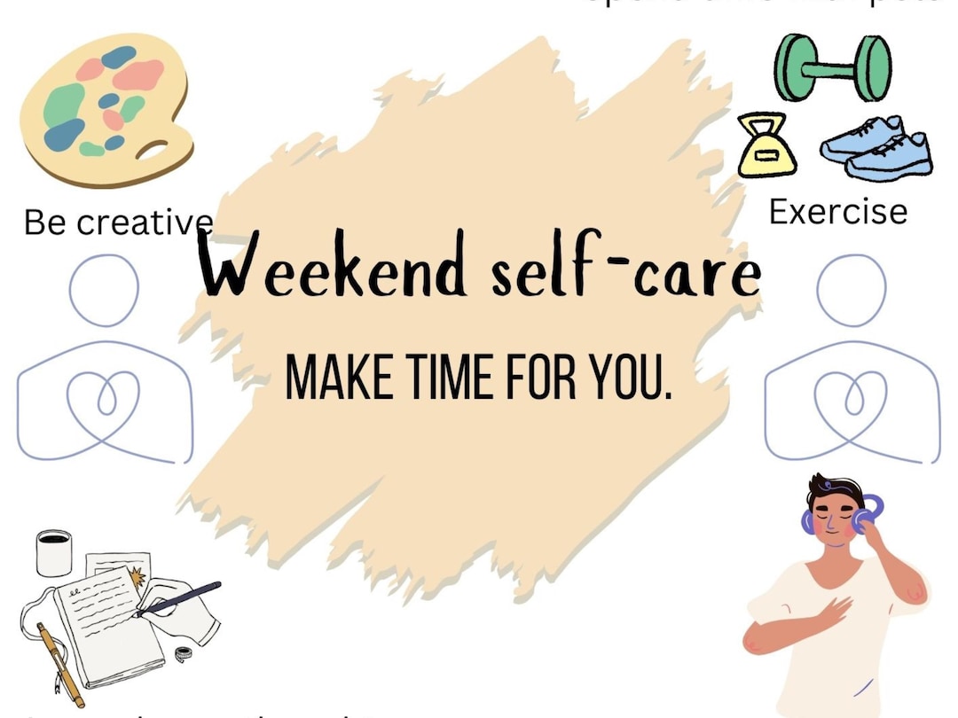 Weekend Self-care Visual Support Sheet - Etsy