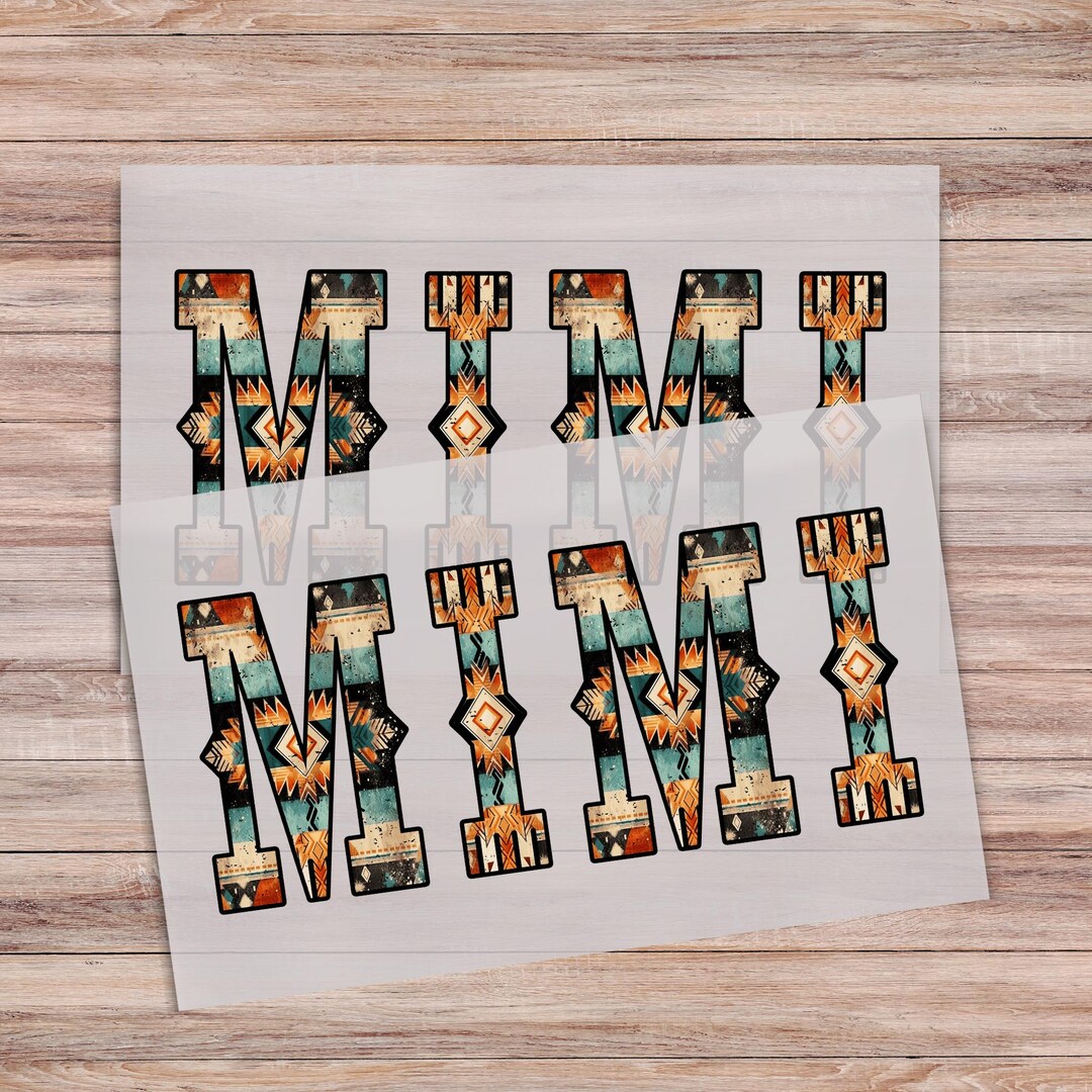 Aztec Mimi DTF Print Ready to Press Western Heat Transfer - Etsy