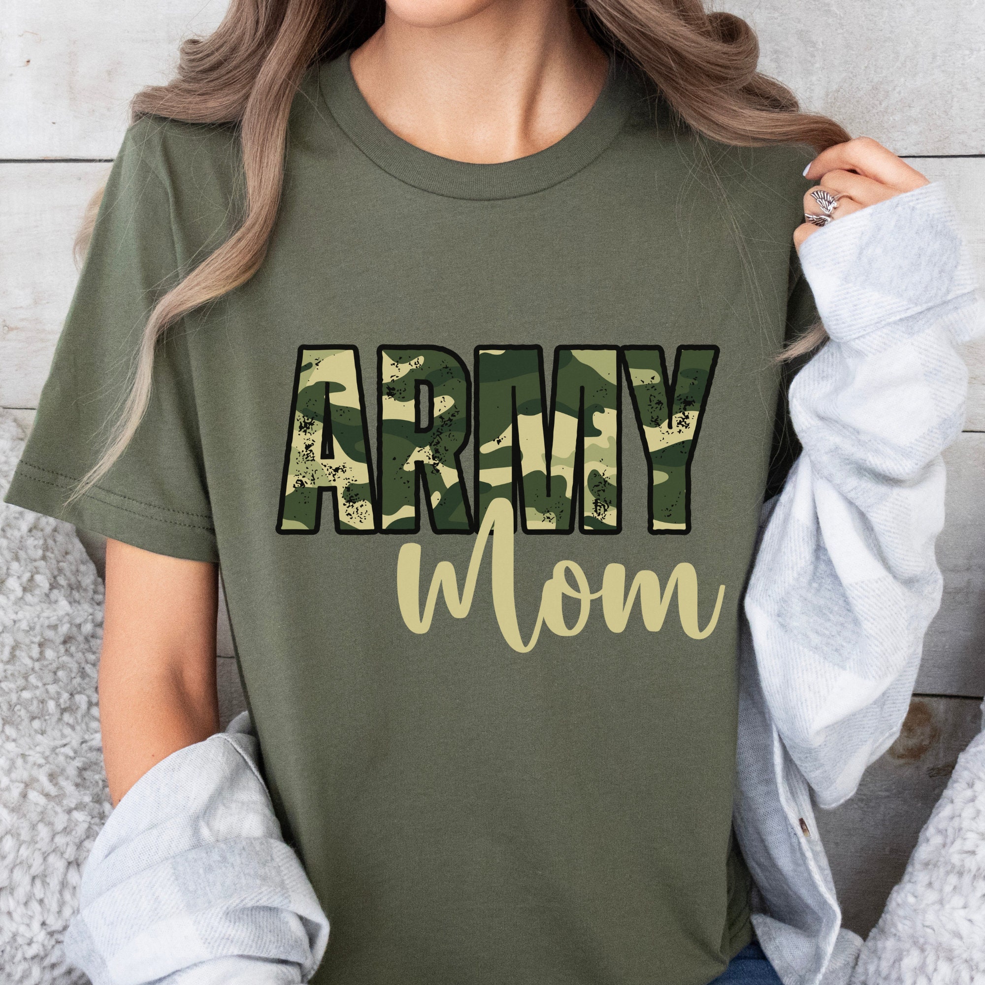 Camo Army Mom PNG for Proud Military Supporters of the U.S. Army and U ...
