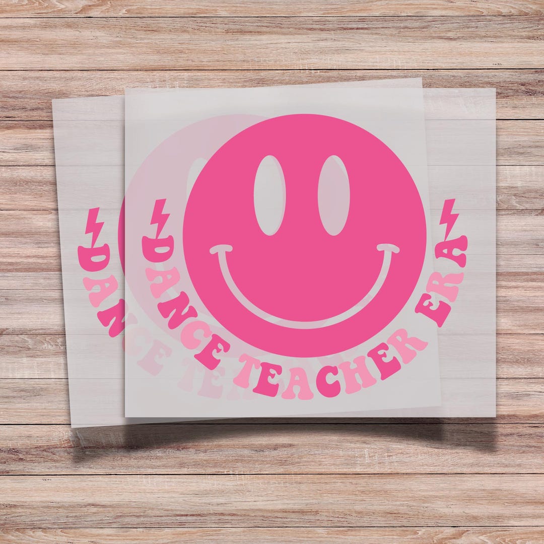 In My Teacher Dance Era DTF Transfer Ready to Press Heat Print - Etsy
