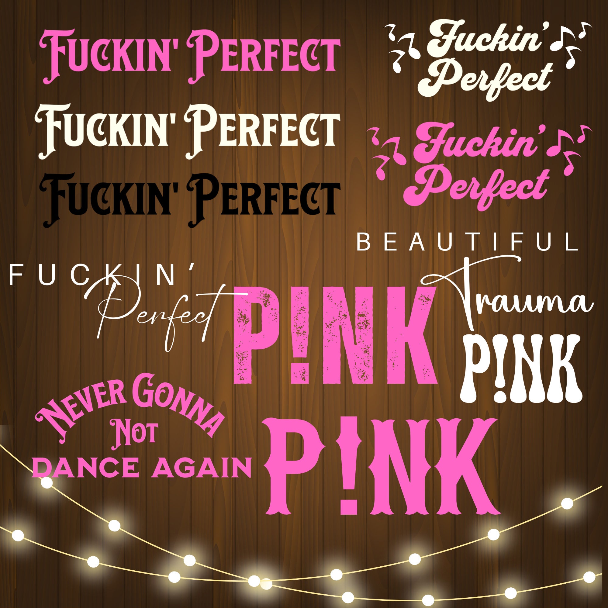 PNG Singer Pink SVG File Instant Download Music Lovers Concert ...