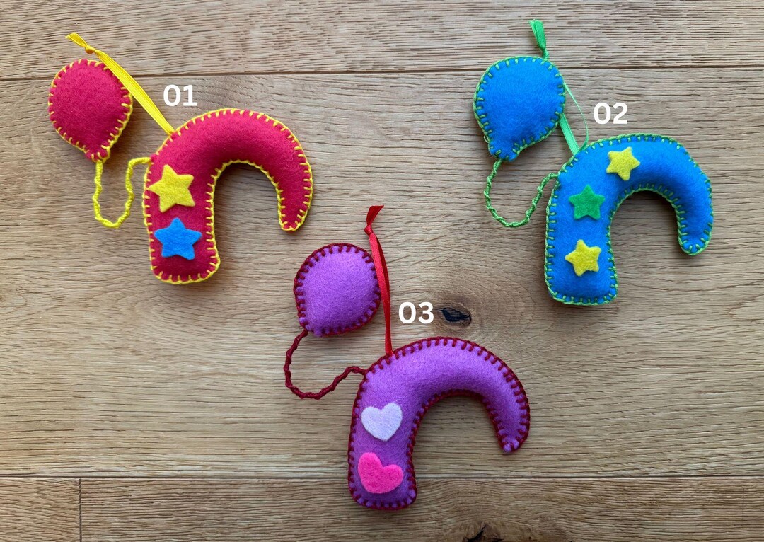 Colorful Handsewn Felt Cochlear Implant Ornament - Audiology Gift - Etsy