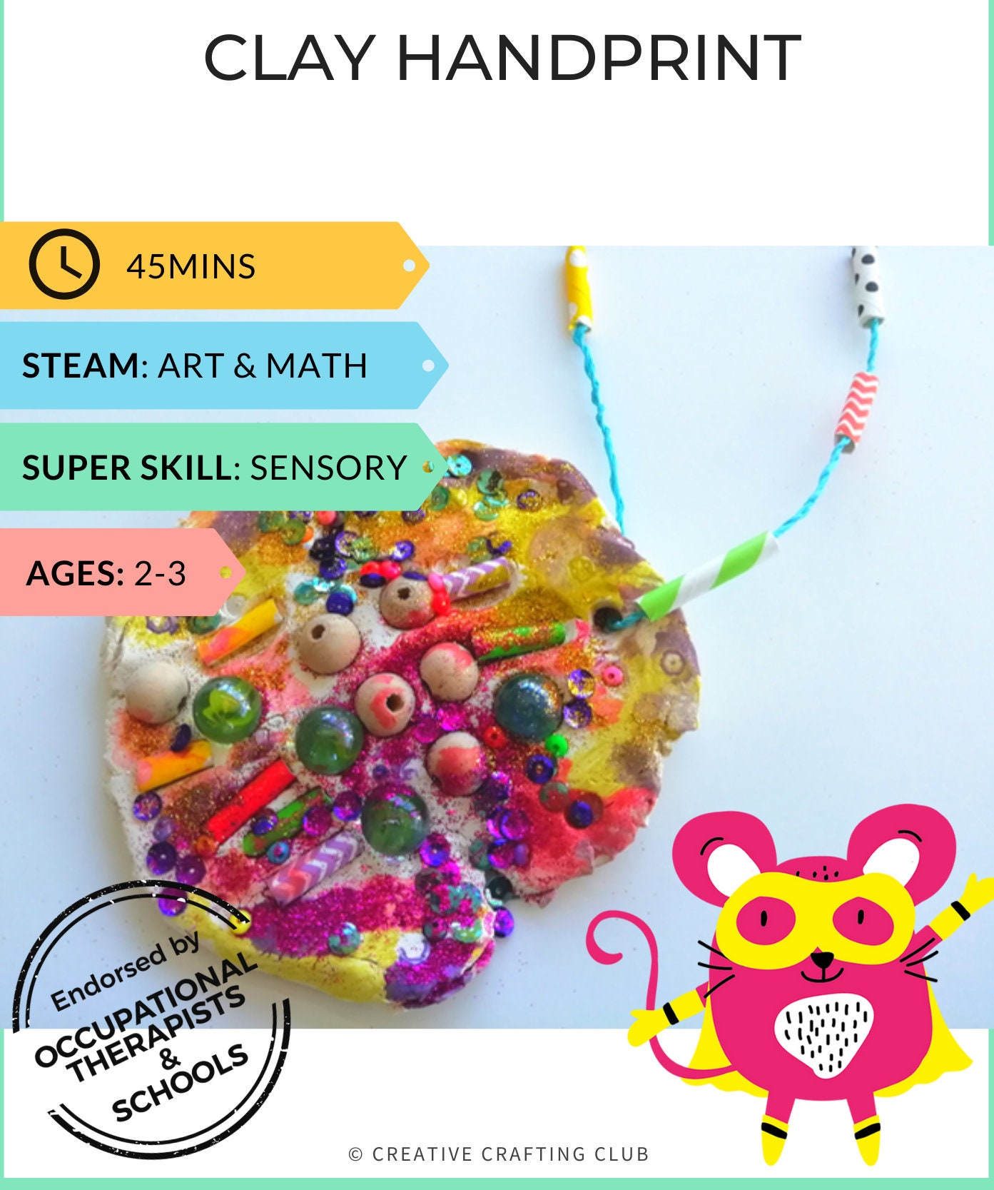 Clay Handprint Kit - Etsy