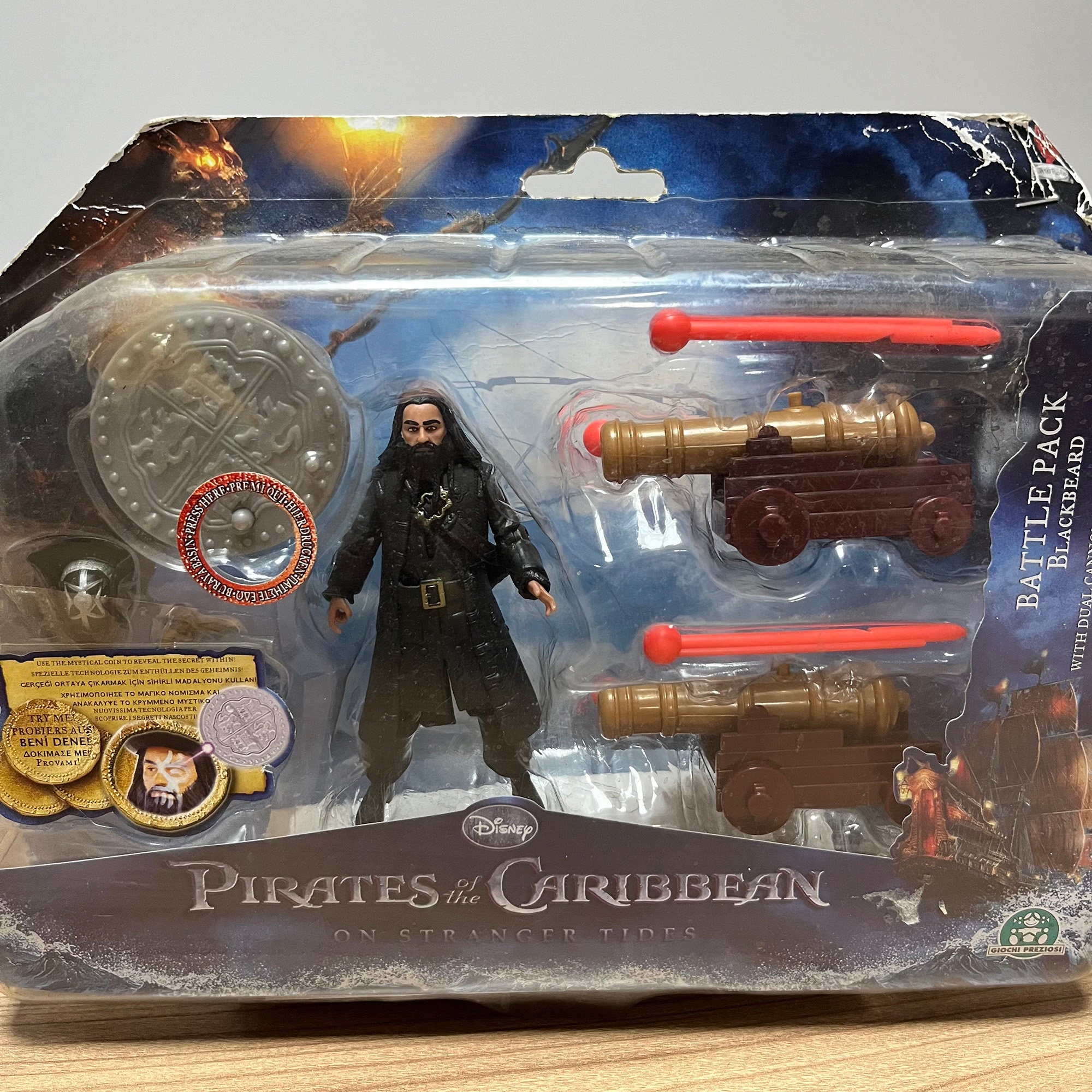 Pirates of the Caribbean Battle Pack Blackbeard - Etsy