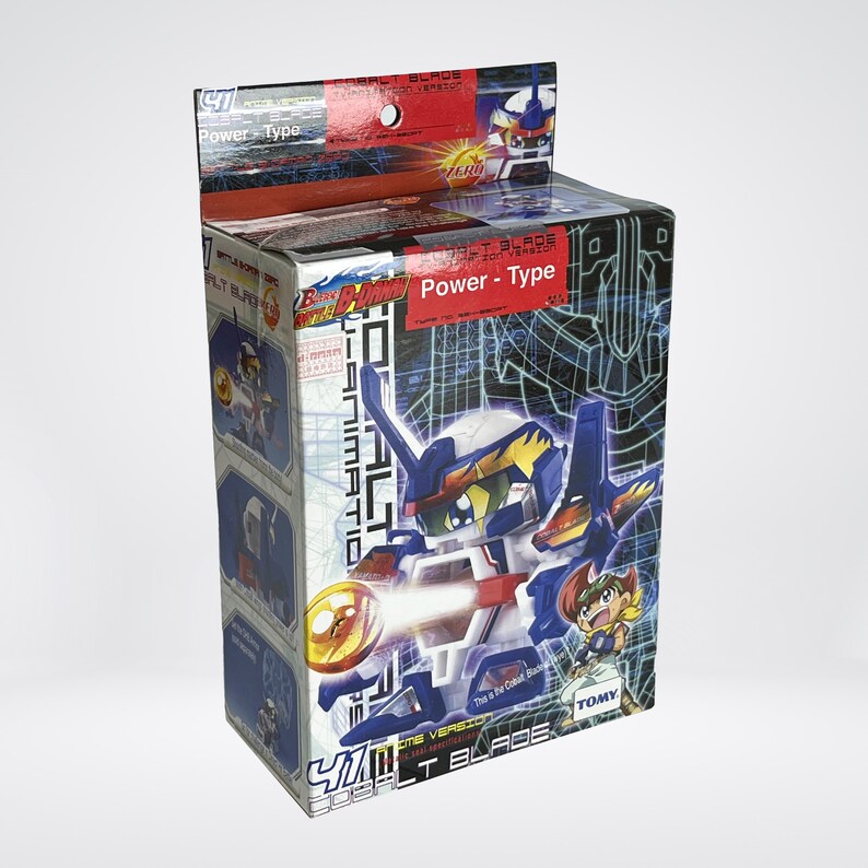 Takara Battle B-daman Zero No 41 Cobalt Blade Model Kit Figure Tv ...