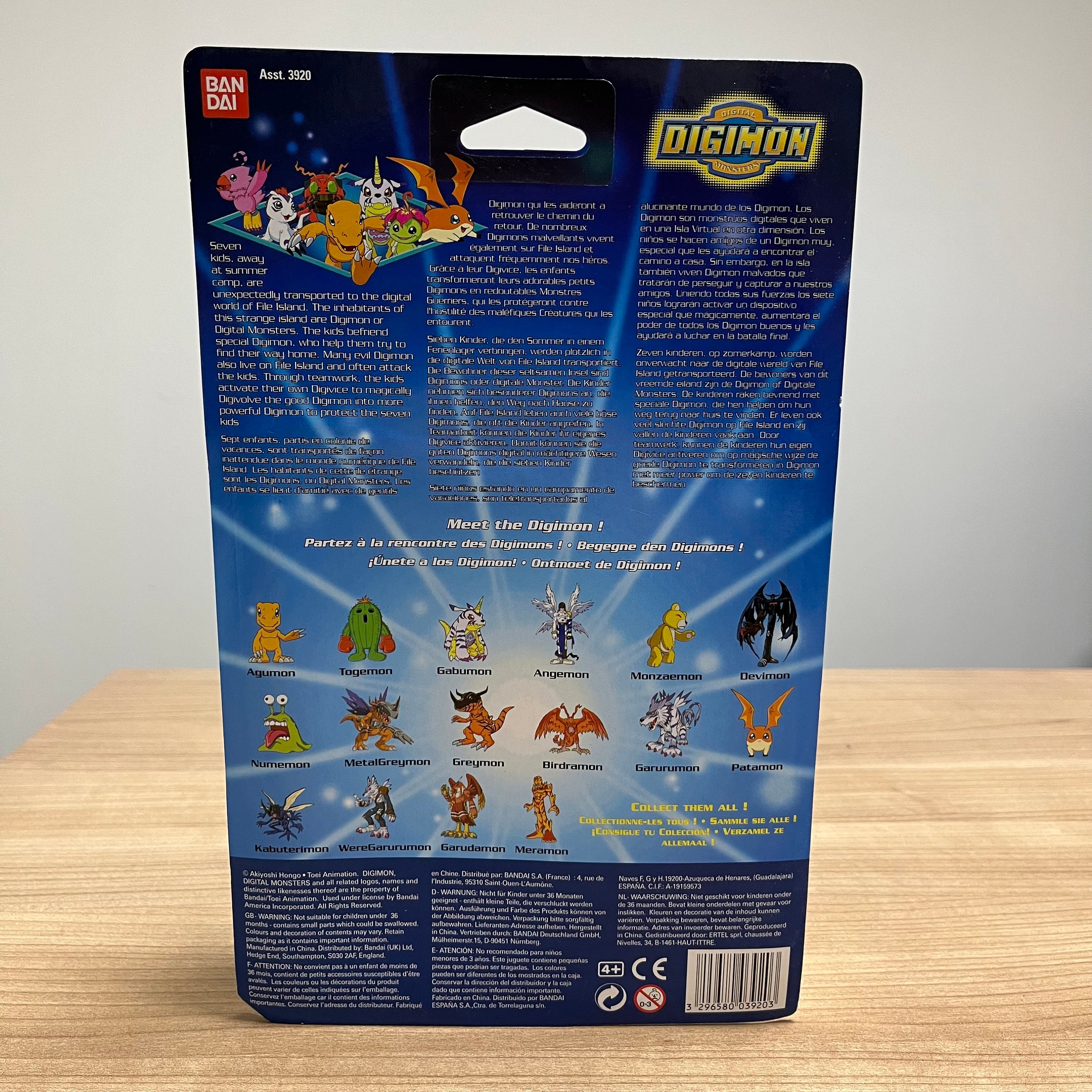 Vintage DIGIMON Digital Monsters Collectable Set 3 Bandai Mini Figures ...