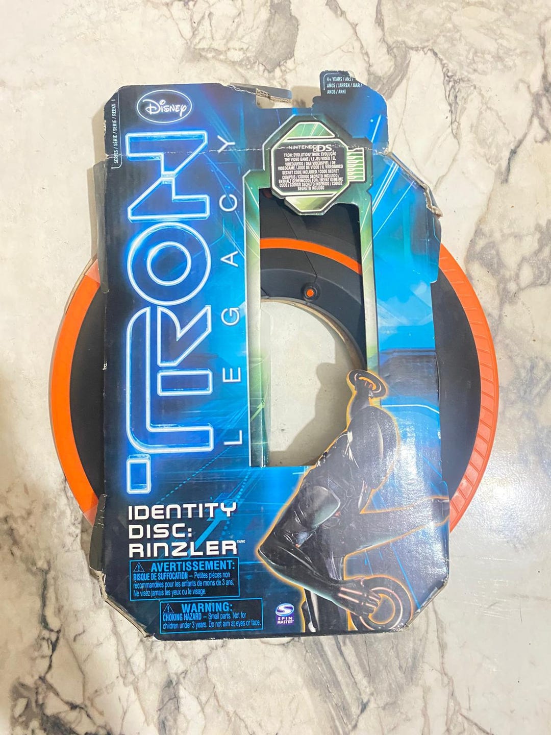 Tron Legacy Identity Disc Sam Flynn Spin Master Disney Factory Sealed ...