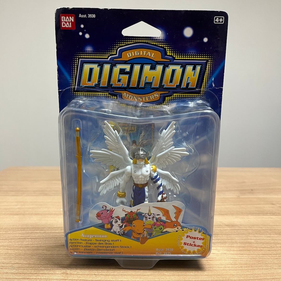 Bandai Digimon Digital Monsters ANGEMON Swinging Staff Figure NEW - Etsy