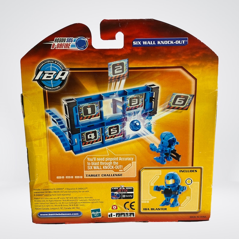 Hasbro B-daman TC-02 Battle Six Wall Knock-out Target Challenge - Etsy