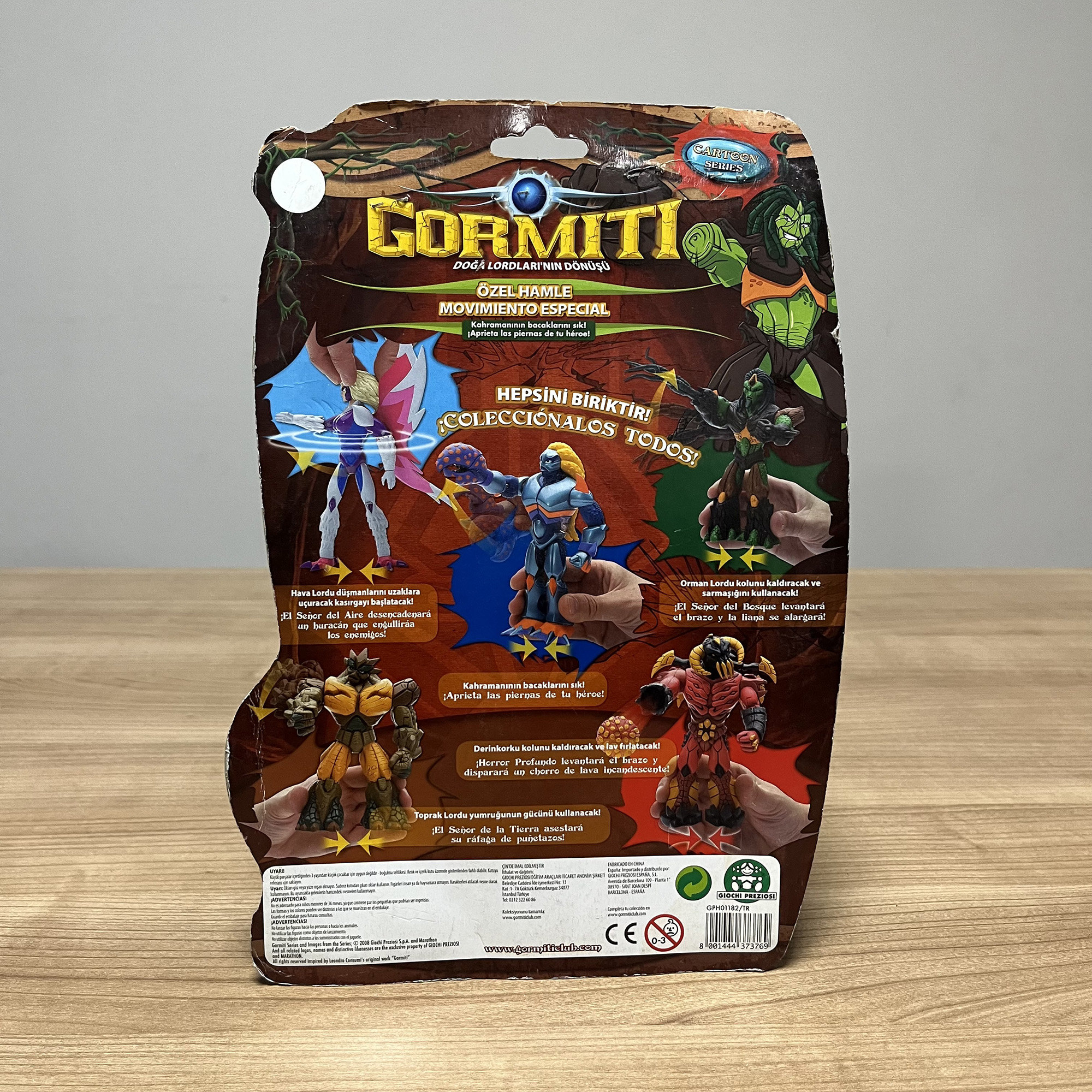 Gormiti Lucas : the Forest Lord Cartoon Series With Attacking Features ...