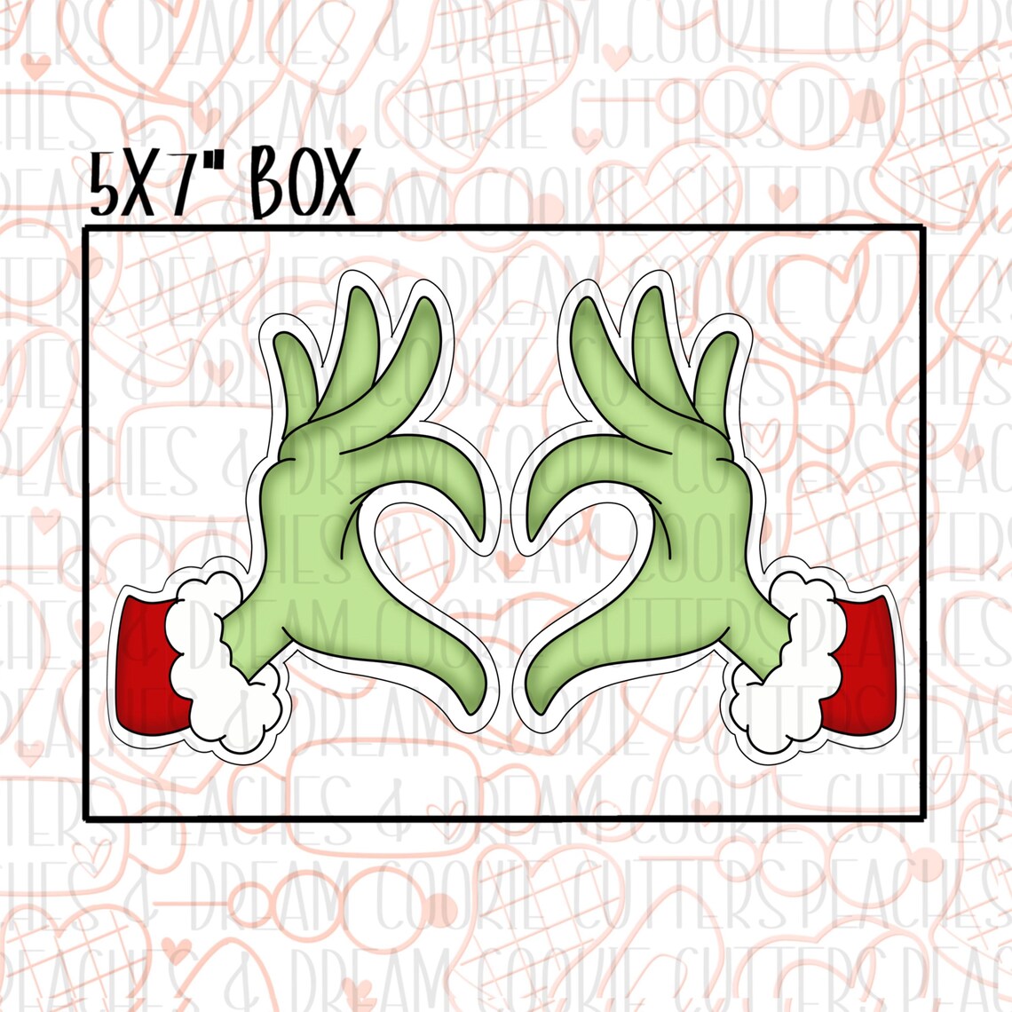 STL Grinchy Hand Set Christmas Cookies Cookie Cutter STL STL Files ...