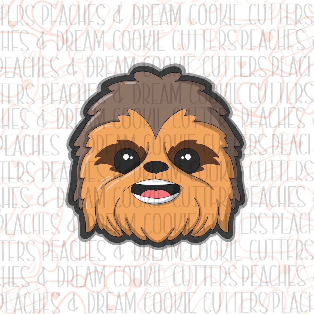 STL Chewie Face | Sugar Cookies | Cookie Cutter STL | STL Files | Tv ...