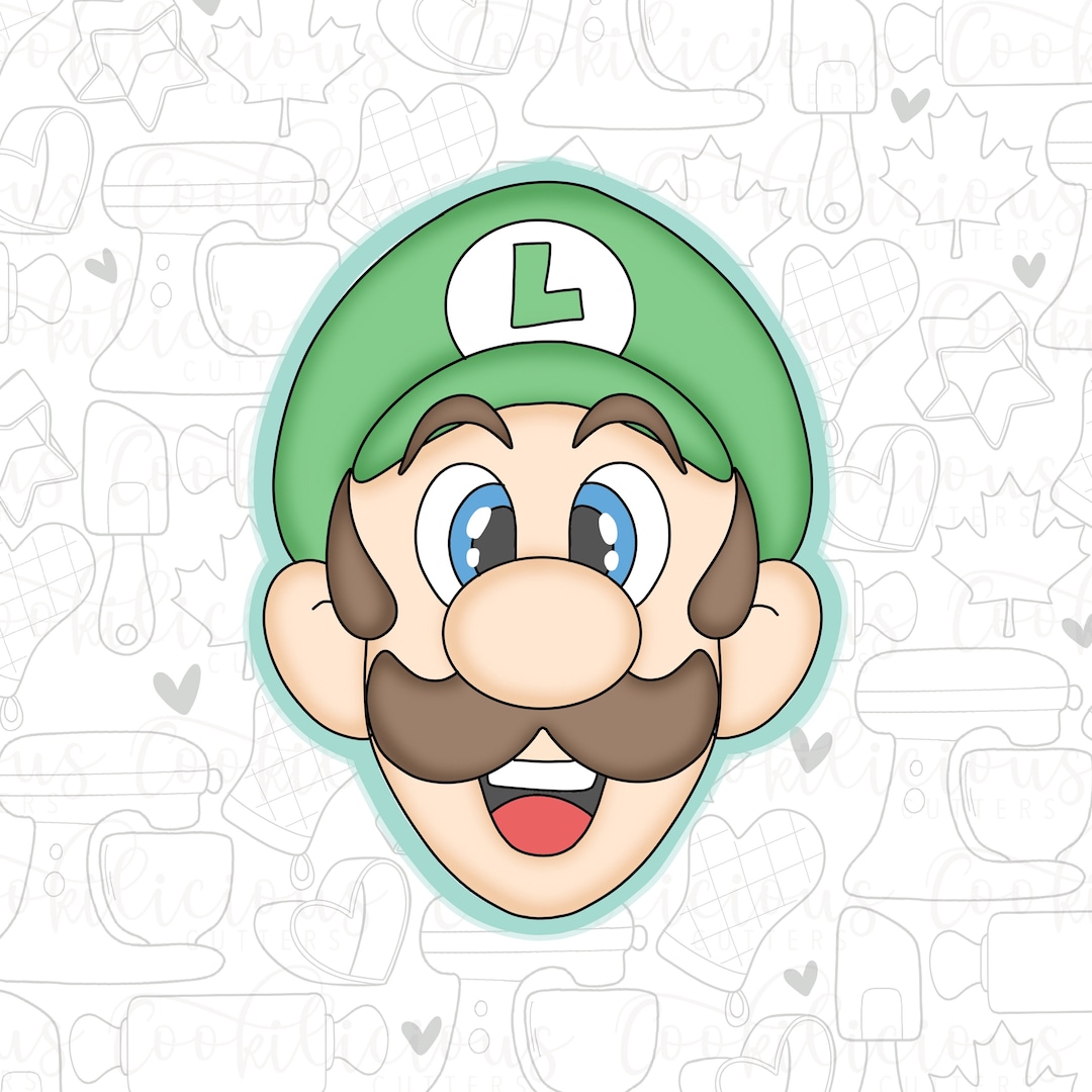 STL Green Italian Plumber | Sugar Cookies | Cookie Cutter STL | STL ...