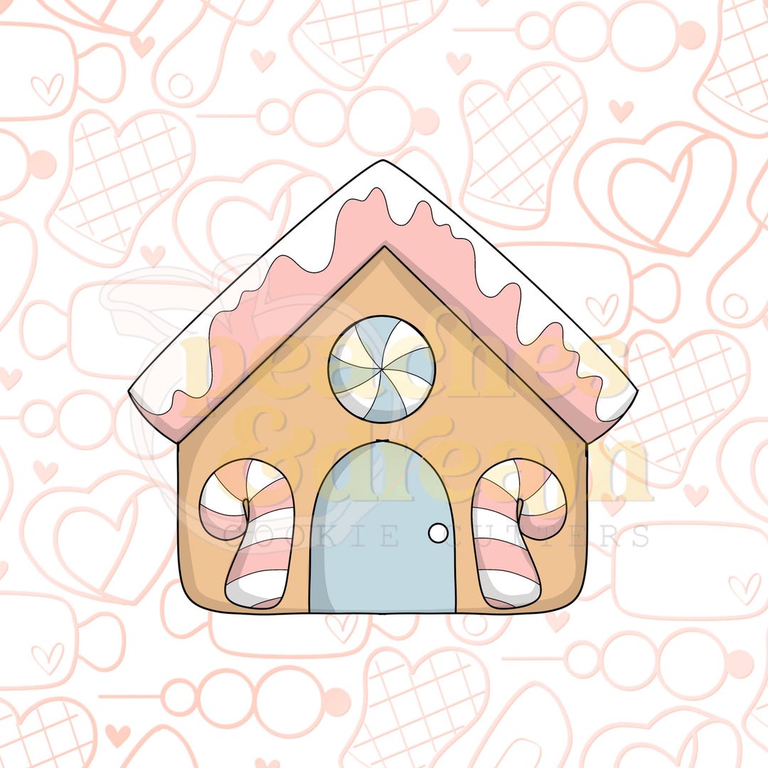 STL Squarish Gingy House | Christmas Cookie Cutter | Holiday |winter ...