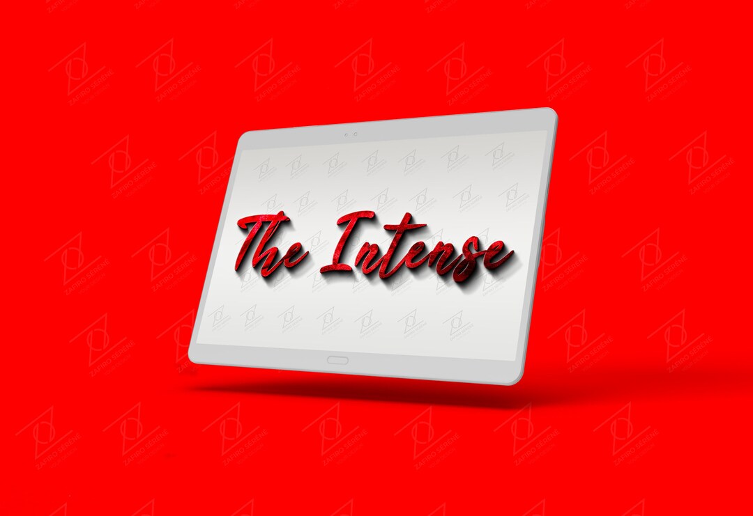 Text Logo the Intense Digital File Png - Etsy