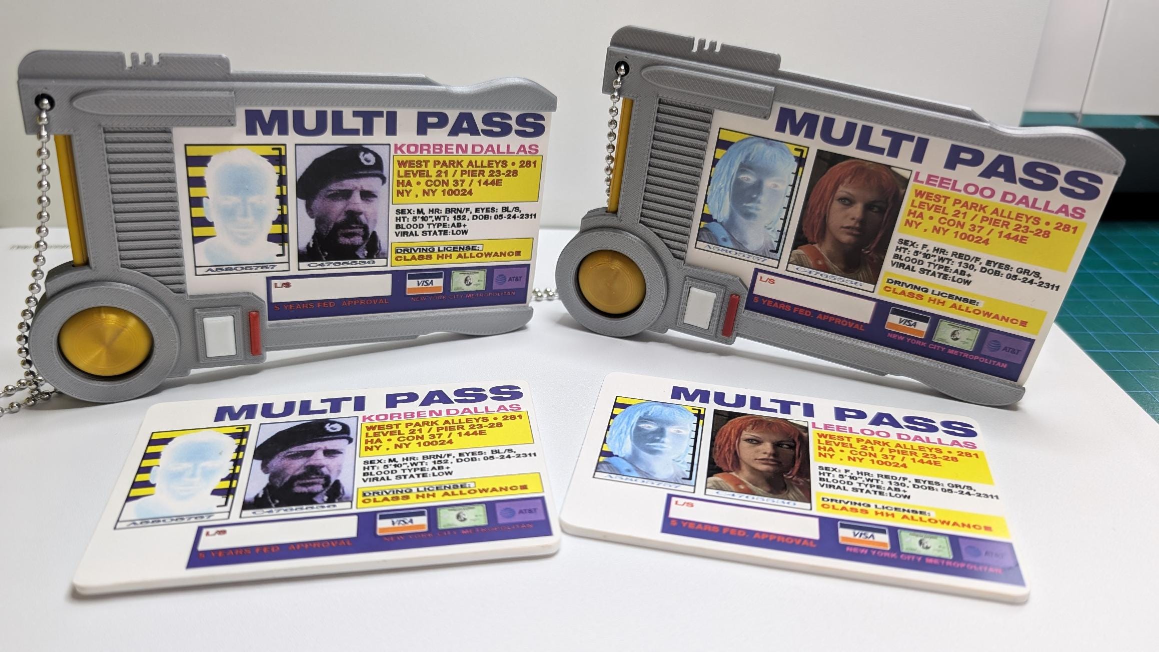 Multipass Leeloo Dallas Multipass Identification - Etsy
