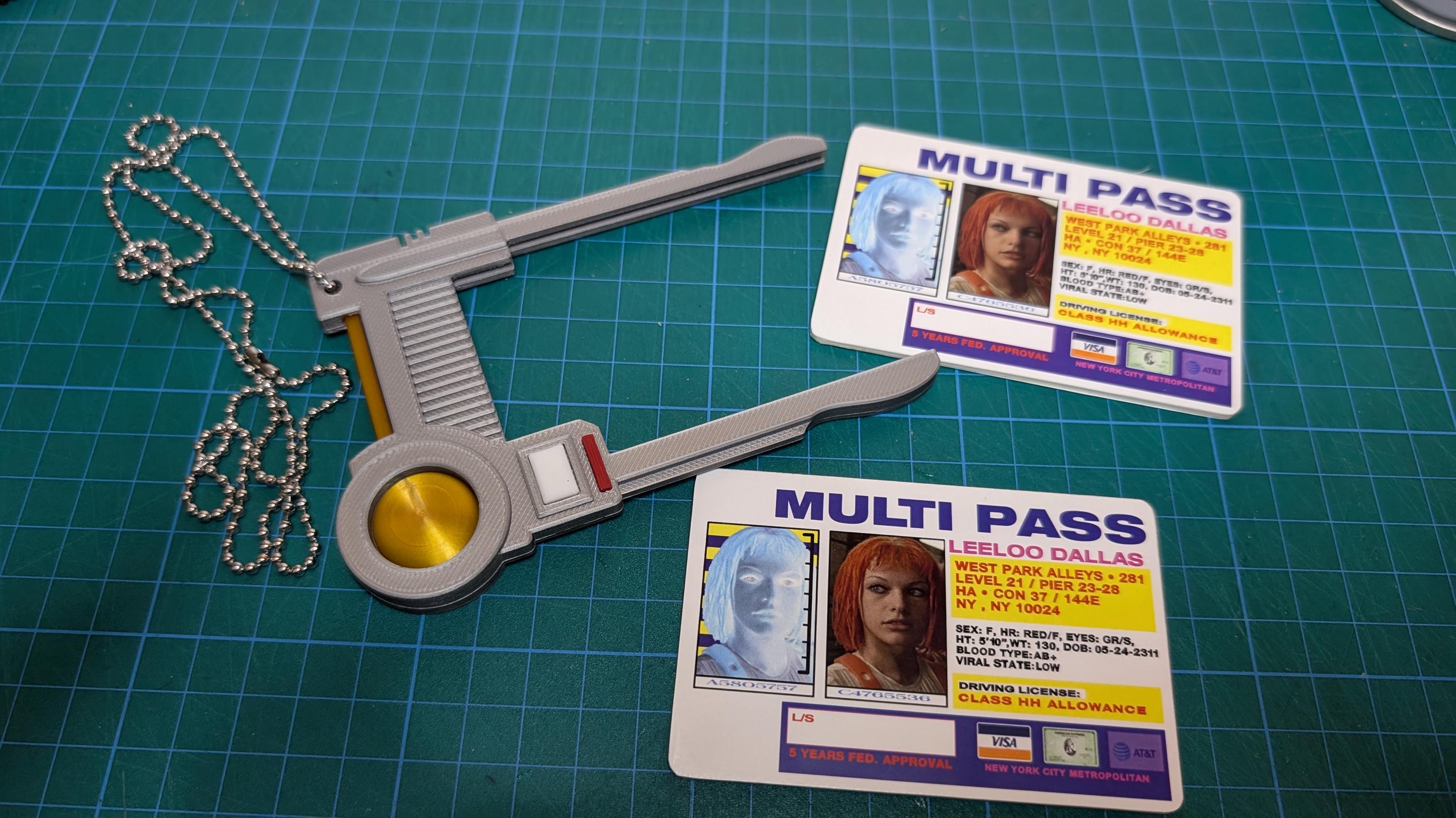 Multipass Leeloo Dallas Multipass Identification - Etsy