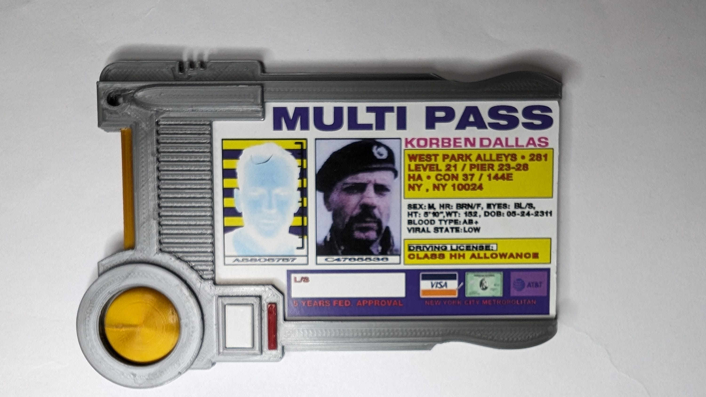 Multipass Leeloo Dallas Multipass Identification - Etsy