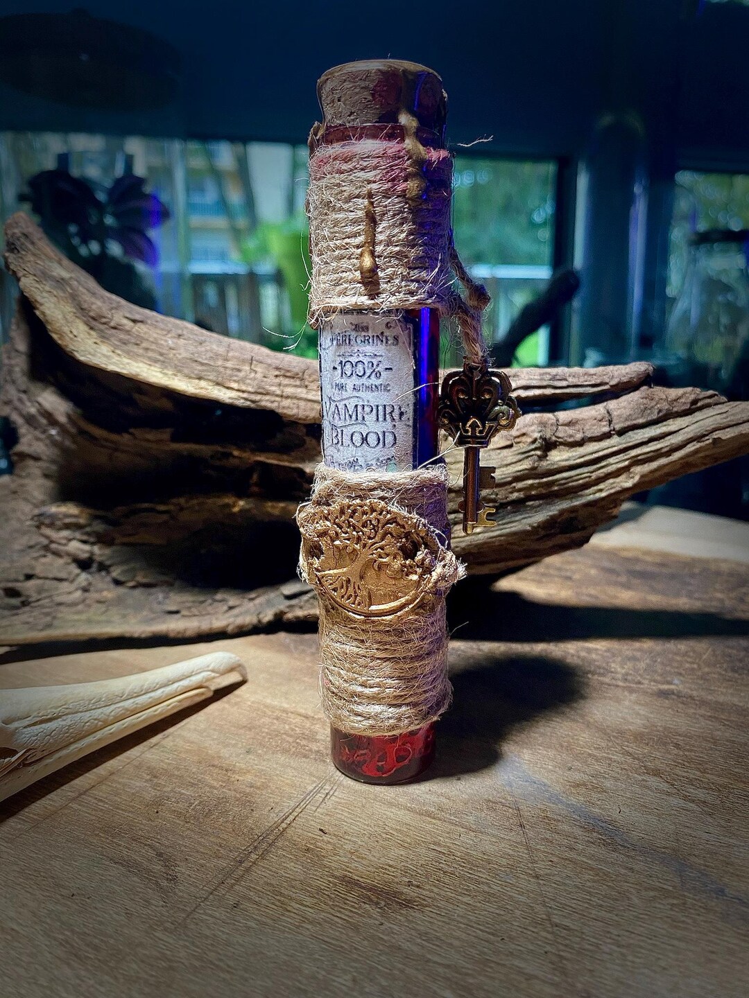 Beautiful Apothecary Potion Vial. Handmade macabre Collection. Seasonal ...