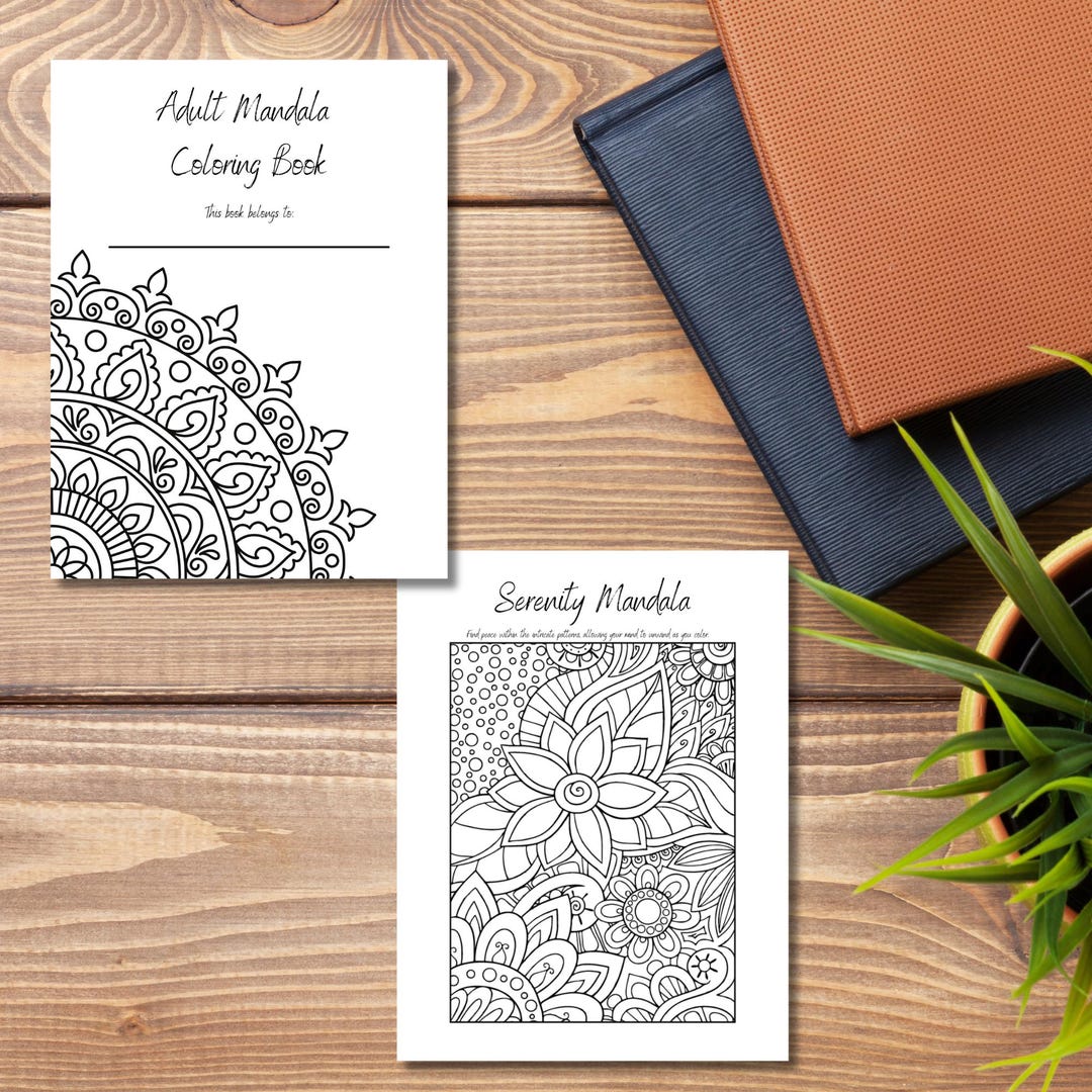 50 Adult Coloring Pages | Mindful Mandalas | Calm and Color | Zen ...