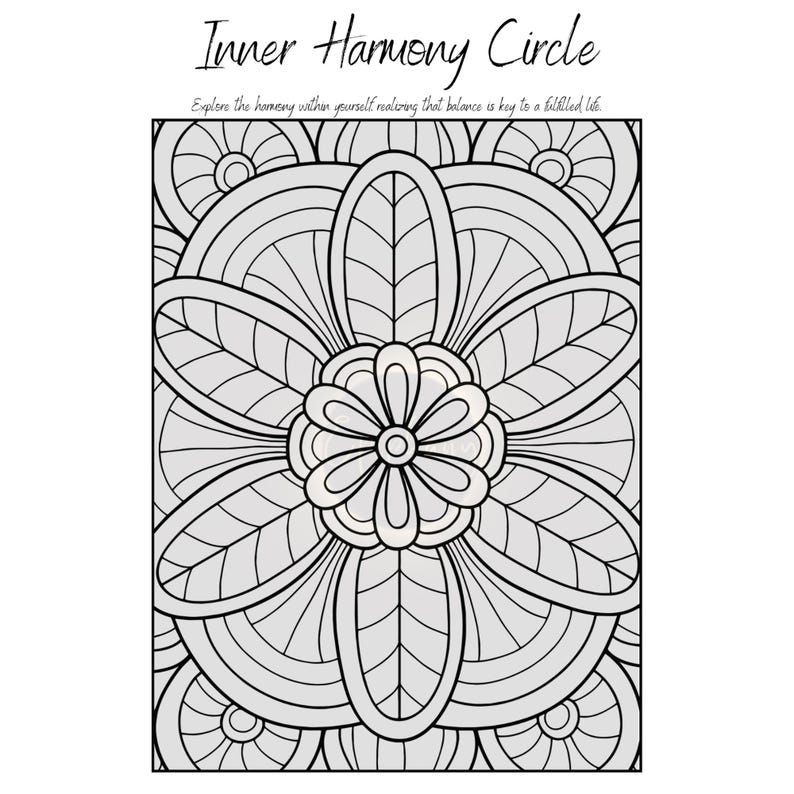 50 Adult Coloring Pages | Mindful Mandalas | Calm and Color | Zen ...