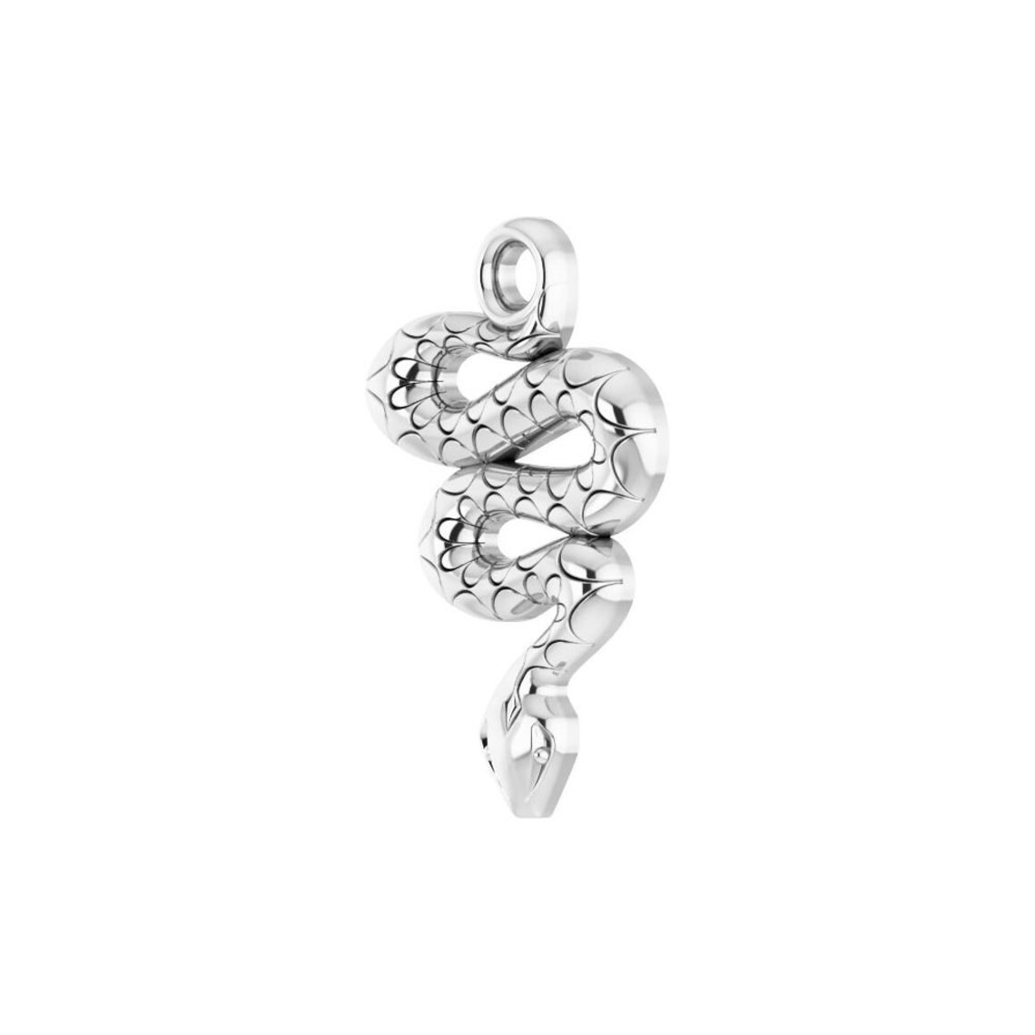 Gold Snake Charm 14K/18K Solid Gold - Etsy