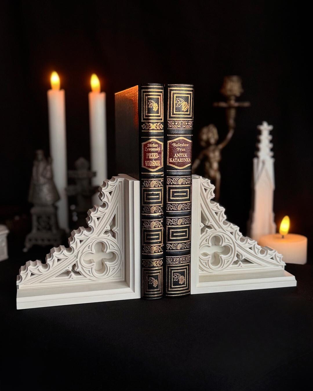 Gothic Architecture Bookends (pair) - Bookshelf Decor - Etsy