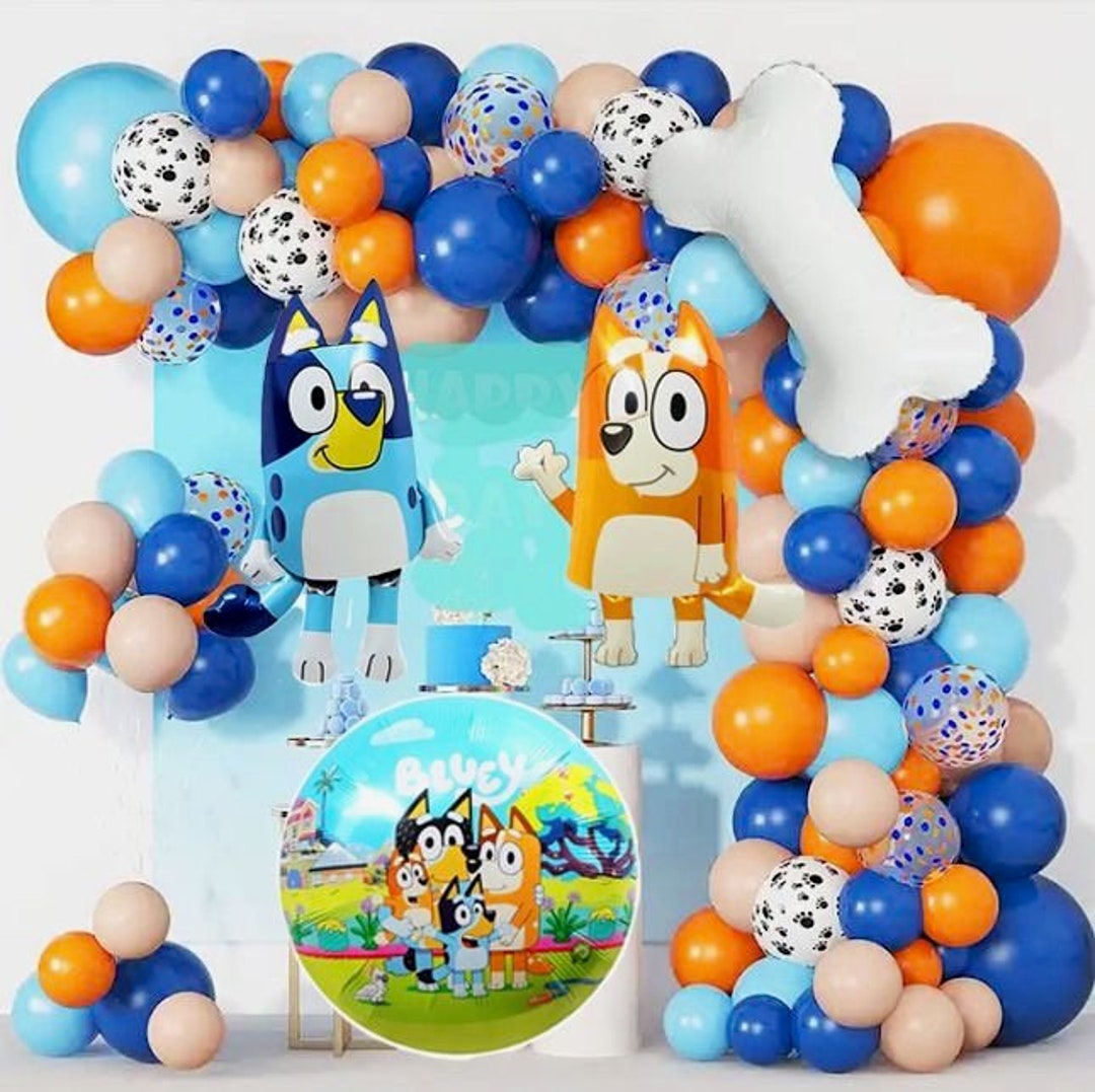 Bluey- Themed Balloon Arch Kit - Create a Pawsitively Fun Celebration ...