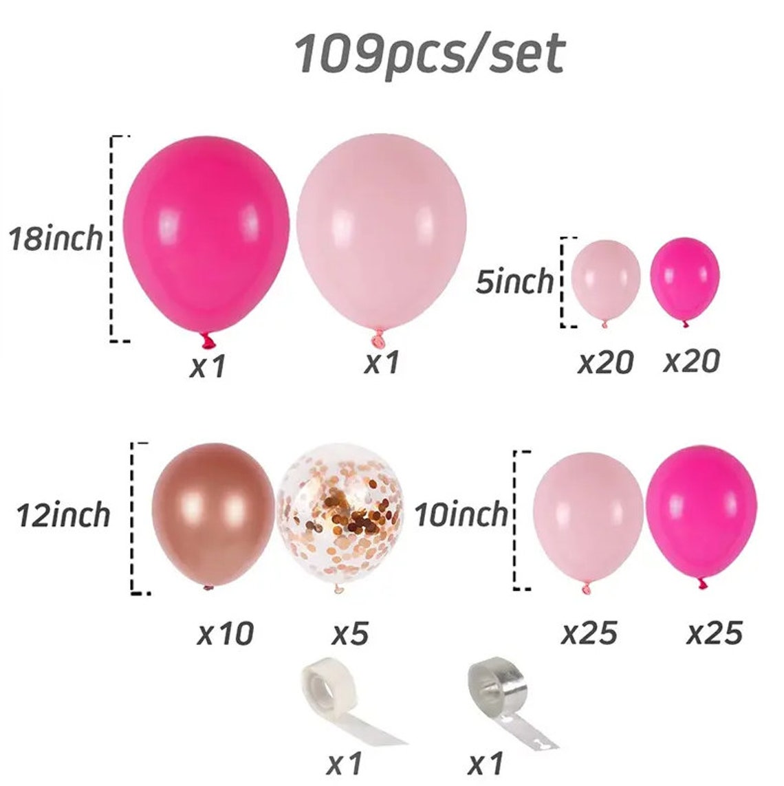 Barbie Balloon Garland- Pink Balloon Arch Kit, Girl Party, Barbie Party ...
