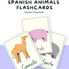 Spanish Animal Flashcards Bilingual Homeschooling Resources educational ...