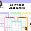 Digital Sight Words Word Search, Homeschool Resources, Reading Skills ...