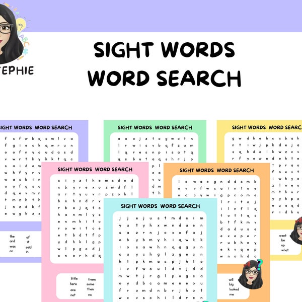 Digital Sight Words Word Search, Homeschool Resources, Reading Skills ...