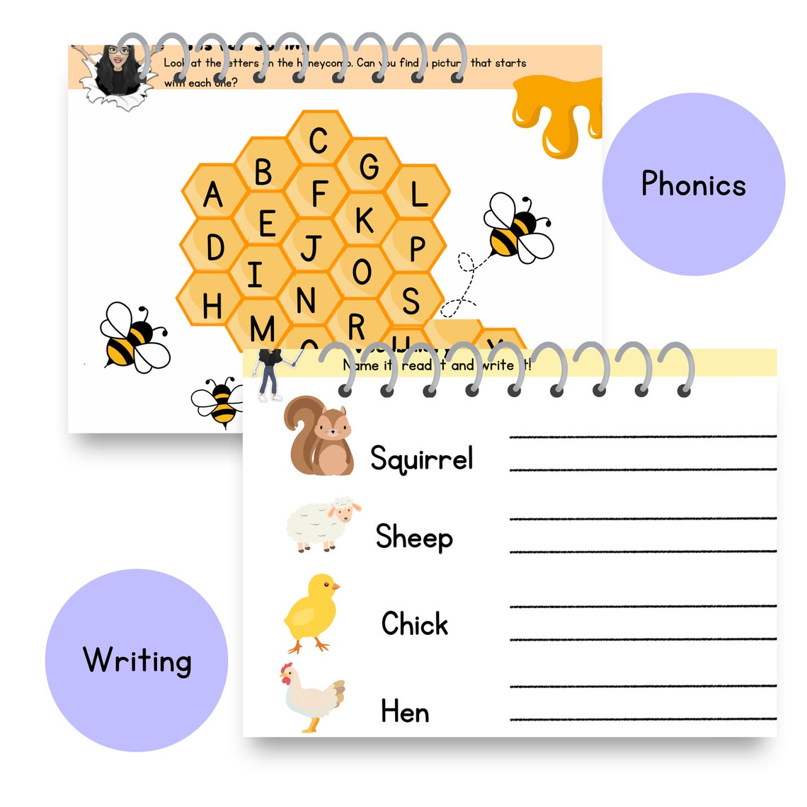 Digital Busy Book for Kids Homeschool Activities Learning Book for ...