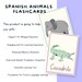 Spanish Animal Flashcards: Bilingual Homeschool Resource (digital ...