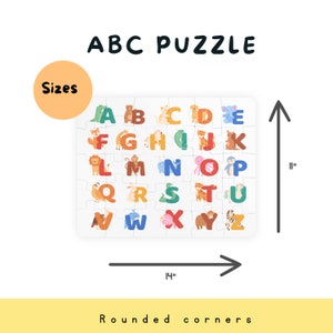 Engaging ABC Puzzle for Homeschooling and Kindergarten Fun Educational ...