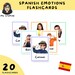 Spanish Emotions Flashcards for Kids: Bilingual Homeschool Resource - Etsy