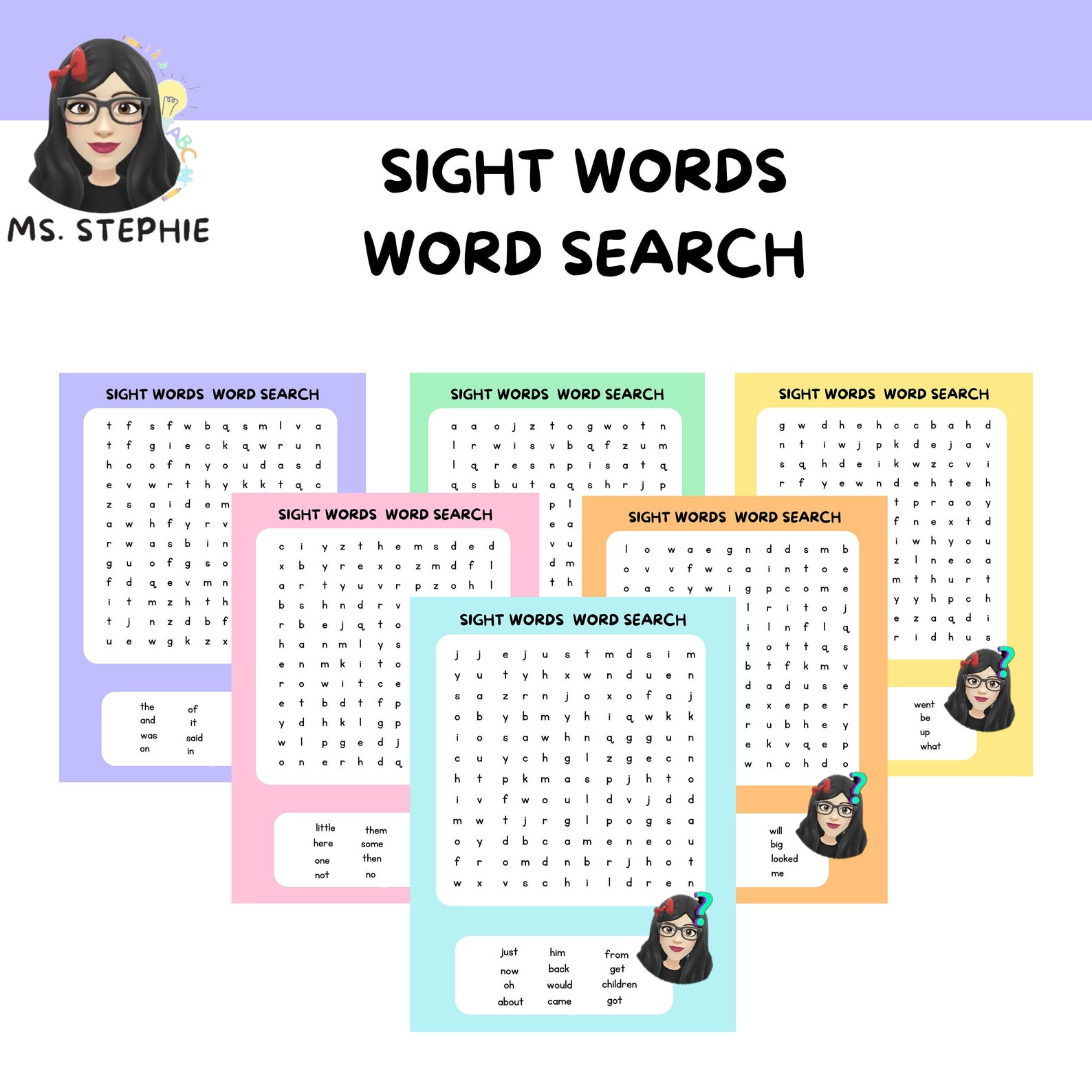 Digital Sight Words Word Search, Homeschool Resources, Reading Skills ...