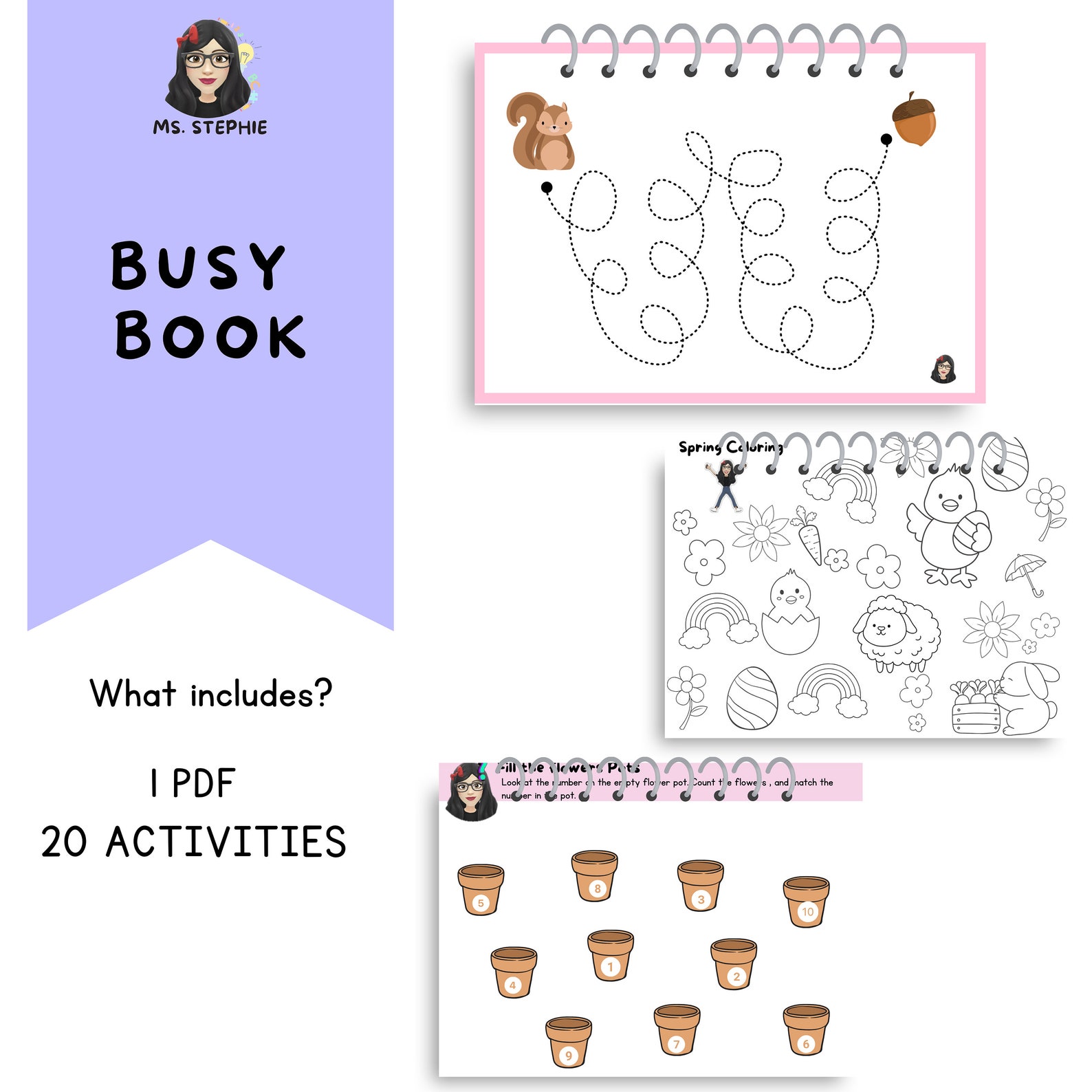 Digital Busy Book for Kids | Homeschool Activities | Learning Book for ...