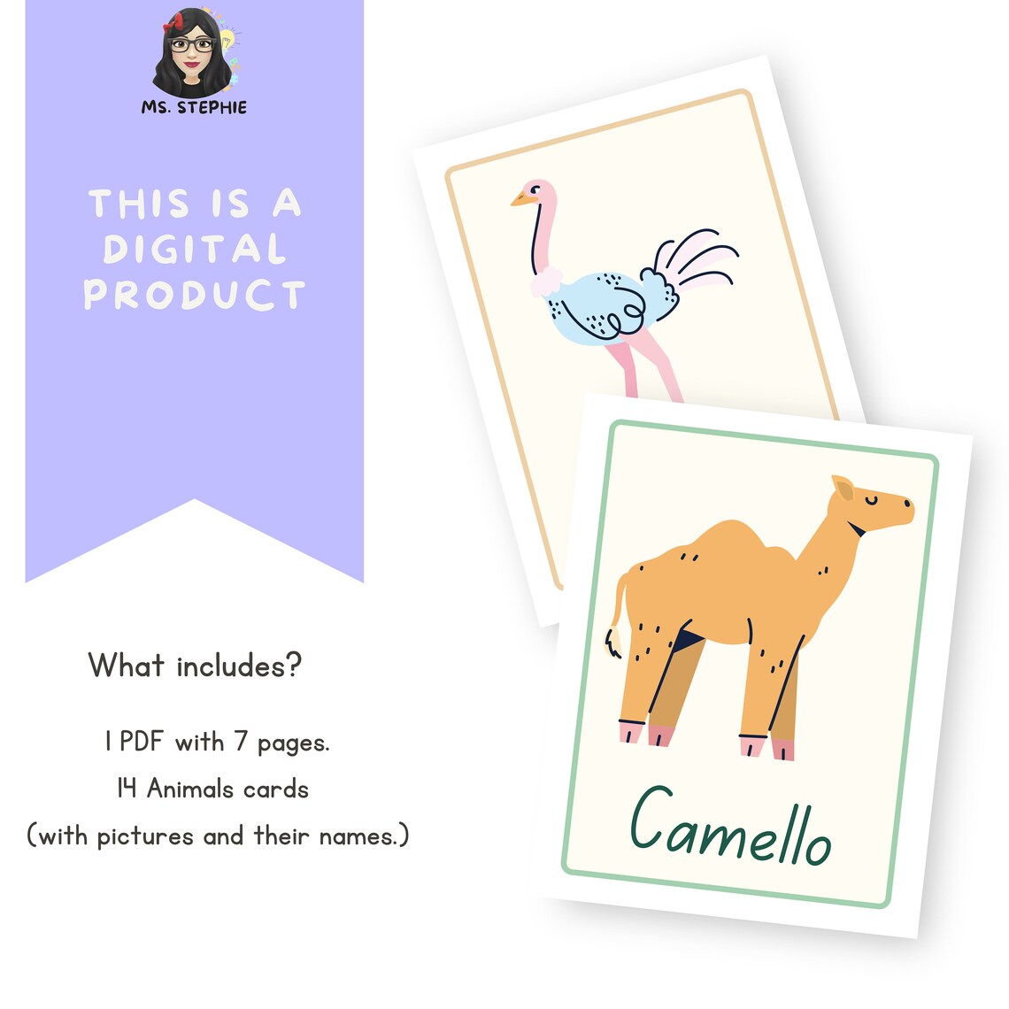 Spanish Animal Flashcards Bilingual Homeschooling Resources educational ...