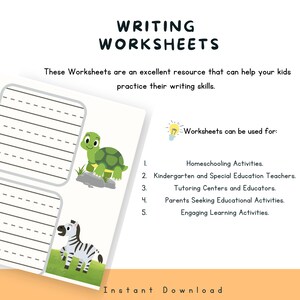 Fun and Engaging Writing Worksheets for Kids| Sight Words Worksheet ...