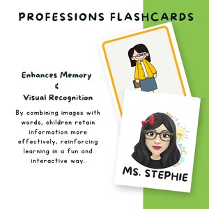 26 Spanish Professions Flashcards | Bilingual Learning Cards | Jobs ...