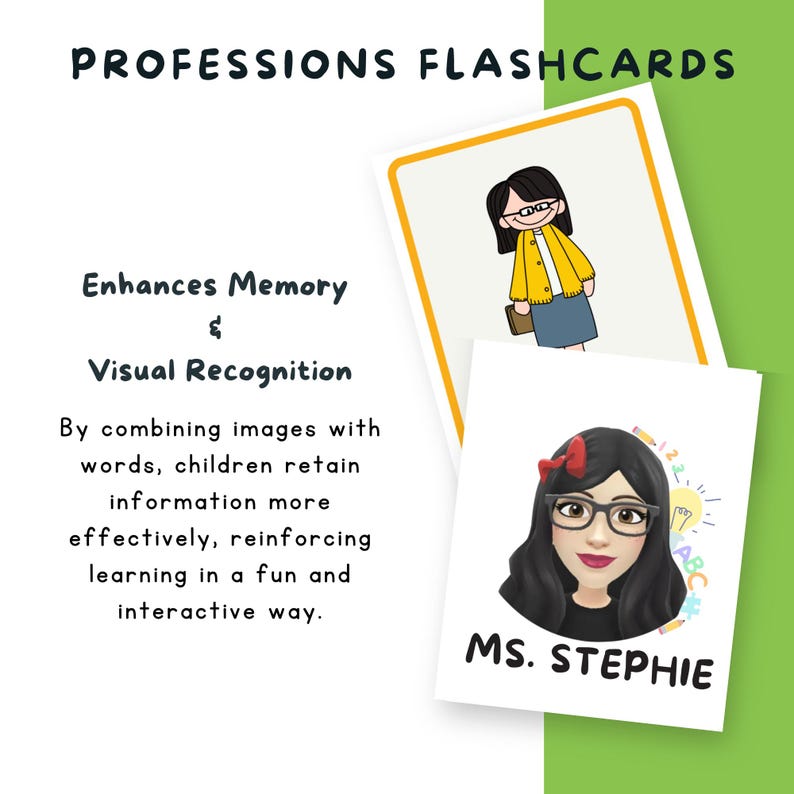 26 Spanish Professions Flashcards | Bilingual Learning Cards | Jobs ...