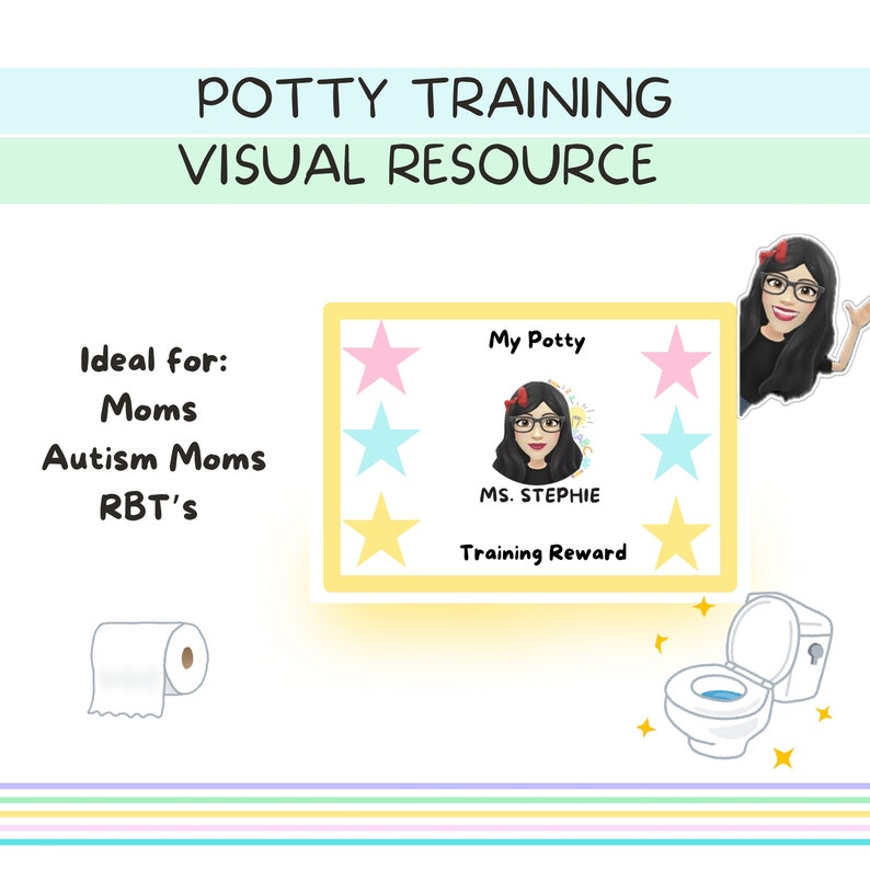 Digital Potty Training Reward Chart: Autism & ADHD Visual Aid ...