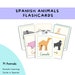 Spanish Animal Flashcards: Bilingual Homeschool Resource (digital ...