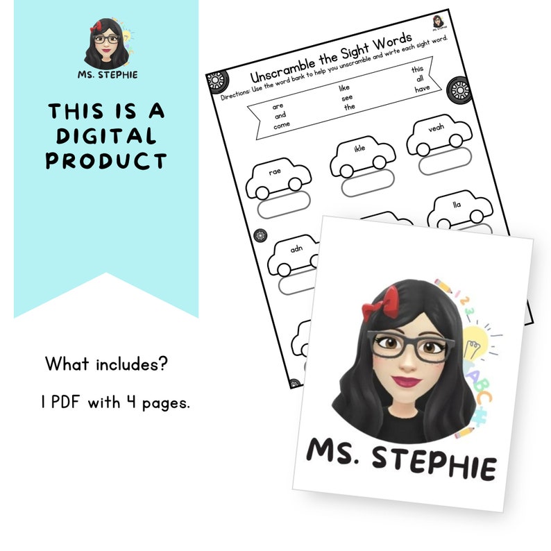 Sight Words Worksheets Printable Homeschool Printables Phonics Practice ...