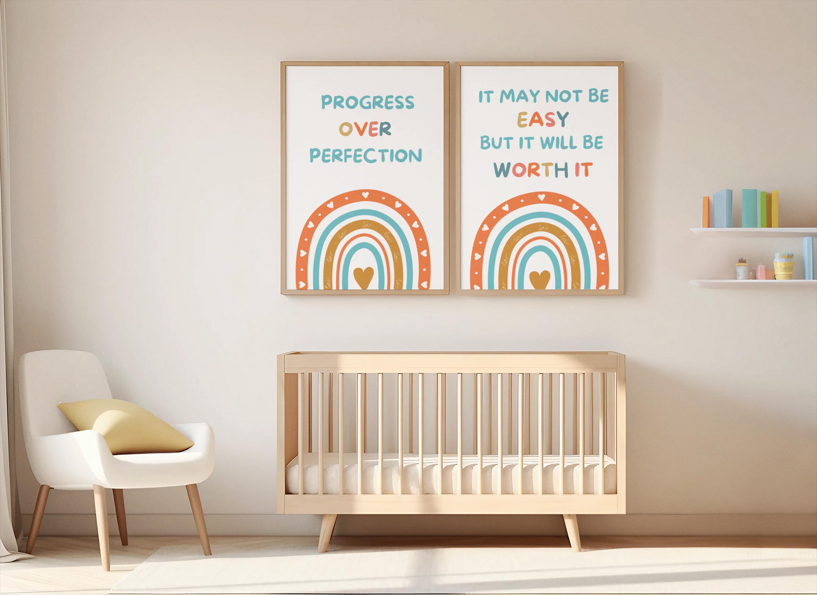 Affirmations for Kids Poster Set of 5, Daily Affirmations Wall Art ...