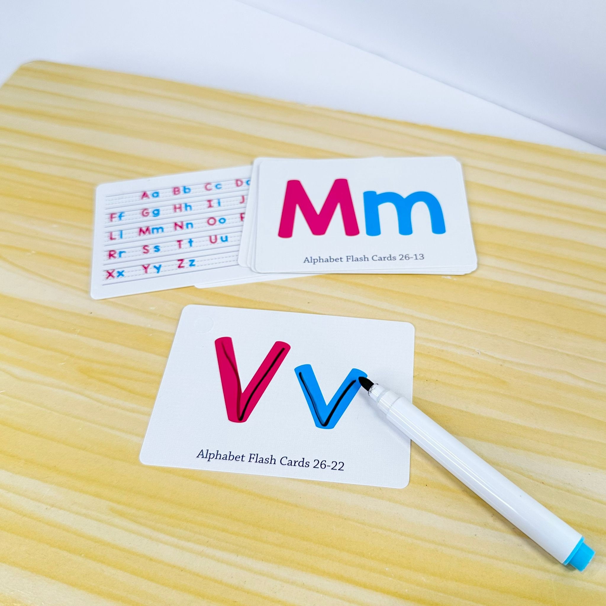 Alphabet Flashcards for Homeschool and Preschool Activities, Learn to ...