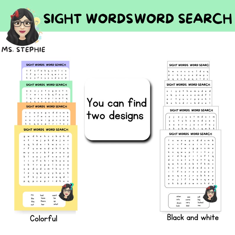 Digital Sight Words Word Search, Homeschool Resources, Reading Skills ...